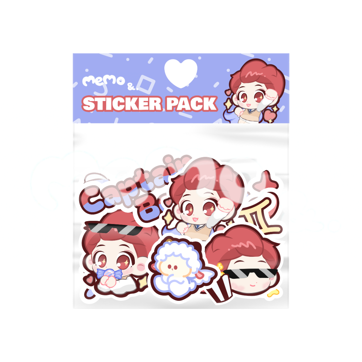 Sticker Captain Boy - memo&.